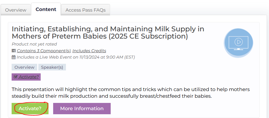 Lamaze Education Access Pass